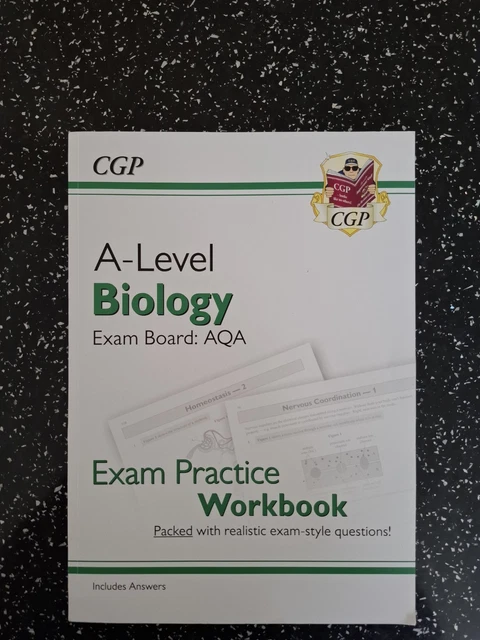 CGP A LEVEL Biology Exam Practise Workbook. Exam Board AQA £5.97 ...