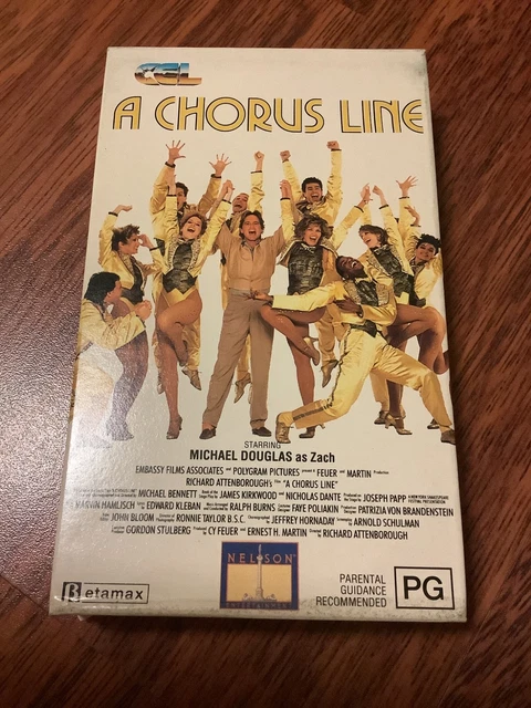 A CHORUS LINE Beta 1985 Small Box Nelson Entertainment Douglas Aus $30. ...