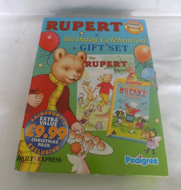 RUPERT THE BEAR ANNUAL AND VHS VIDEO GIFT SET 2000. No.65 £4.00 ...