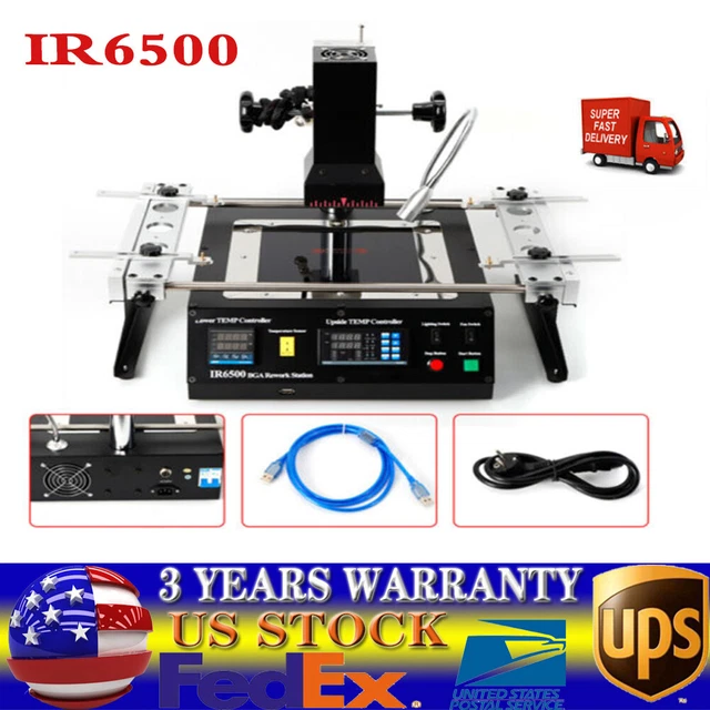 IR6500 ACHI BGA Heating Infrared Rework Station Reballing Welding ...