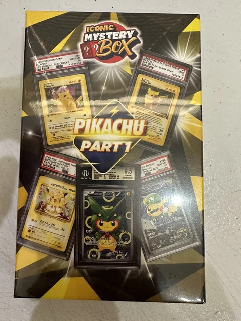 ICONIC MYSTERY PIKACHU Part 1 Pokémon Box Psa Cgc £39.35 - PicClick UK