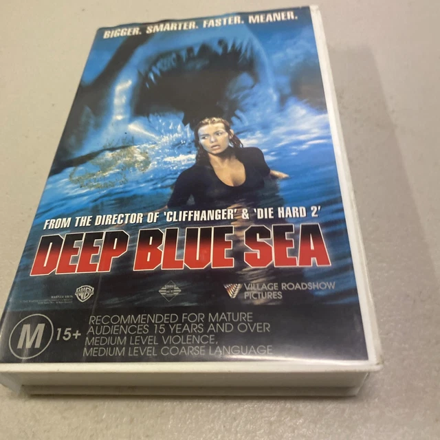 DEEP BLUE SEA On VHS Ex Rental Big box $23.20 - PicClick AU