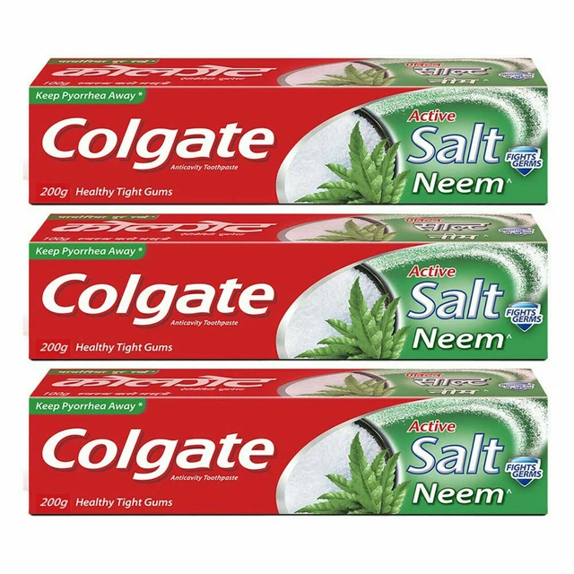 COLGATE ACTIF SEL Margousier Anti-caries Dentifrice pour Sain Serré ...