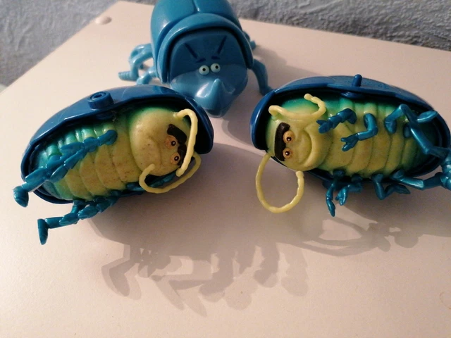 DISNEY PIXAR A Bugs Life Twins Tuck & Roll Toy and Dim Figures Mattel £ ...