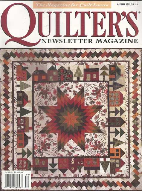 QUILTERS NEWSLETTER MAGAZINE October 1999 Issue #30,Volume 30, Number 8 ...
