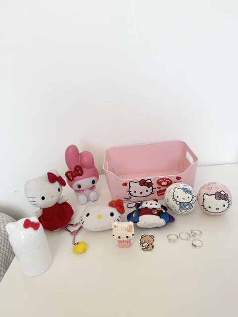 SANRIO HELLO KITTY Mixed Toy Bundle Plush Rings And More £9.99 ...