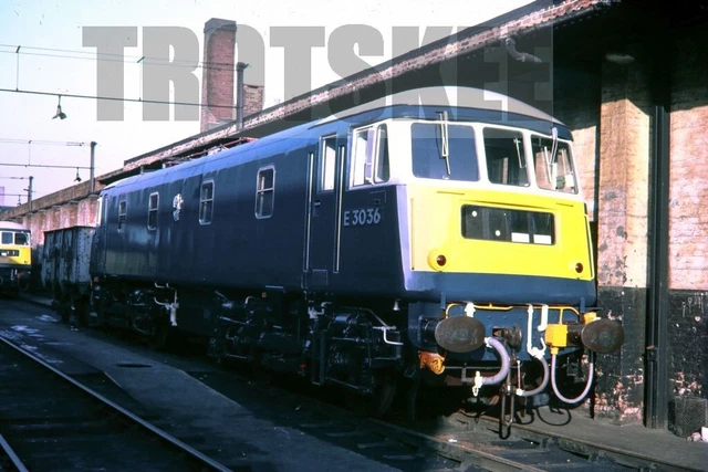 35MM SLIDE BR British Railways Electric Loco Class 84 E3034 Longsight ...
