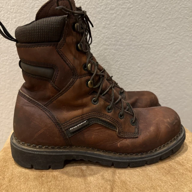 RED WING 2238 Dyna Force Tall Steel Toe Brown Work Boots Men’s 11D ...