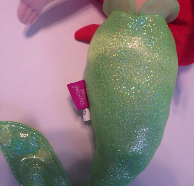 DISNEY PRINCESS THE Little Mermaid Super Soft Plush Cuddle Pillow Buddy ...