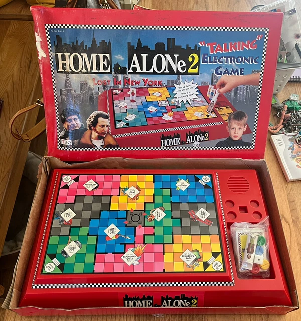RARE NEW HOME Alone 2 Lost in New York Electronic Talking Board Game ...
