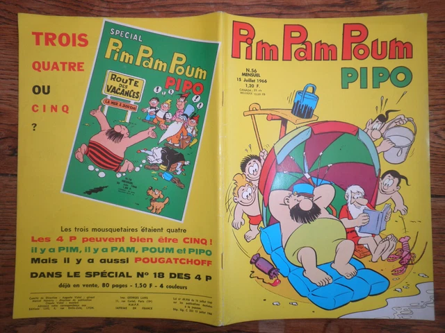 PIM PAM POUM pipo n°56 de 1966 TTBE EUR 5,00 - PicClick FR