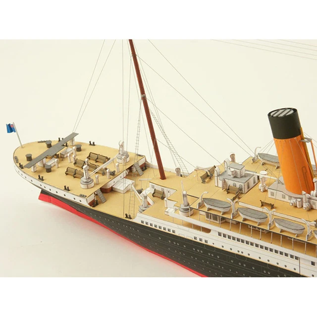 TITANIC SHIP ASSEMBLE Paper Model Kit Education Game Papercraft Toy ...