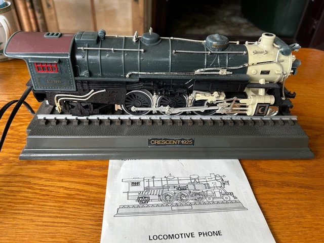 VINTAGE TELEMANIA CRESCENT 1925 Train Telephone Steam Locomotive ...