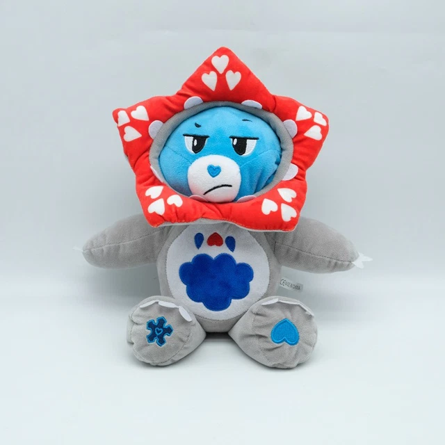 STRANGER THINGS X Care Bears Grumpy Bear Plush Toy Soft Cuddly Stuffed ...