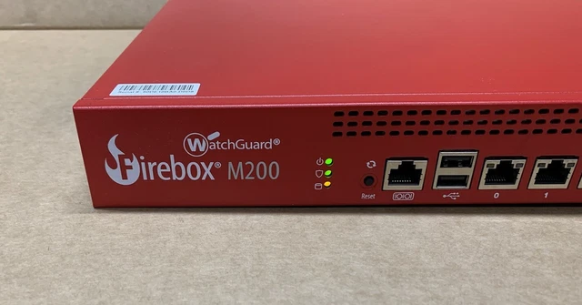 PARE-FEU DE SÉCURITÉ RÉSEAU WatchGuard Firebox M200 ML3AE8 EUR 69,90 ...