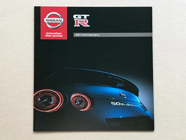 NISSAN GT-R 50TH Anniversary Brochure Catalog Nismo Skyline R32 R33 R34 ...