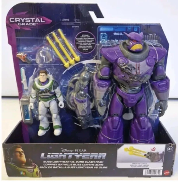 DISNEY PIXAR LIGHTYEAR Crystal Grade Buzz Vs Zurg Clash Pack Toy New £14.25 - PicClick UK