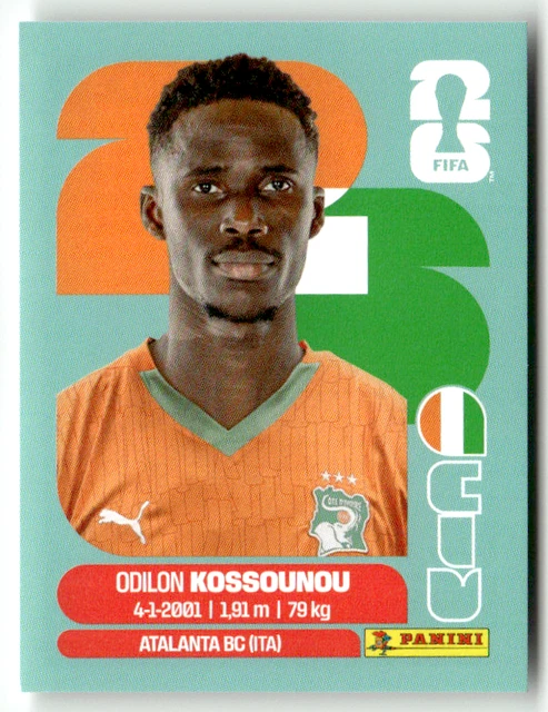 PANINI WORLD CUP 2026 Sticker No CIV 5 Odilon Kossonou Ivory Coast ...