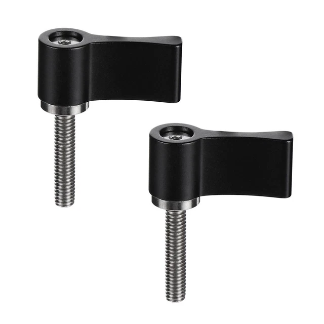 2PCS L-SHAPED 7-SHAPED Handle Screw Male Threading Rotating Knob Thumb ...