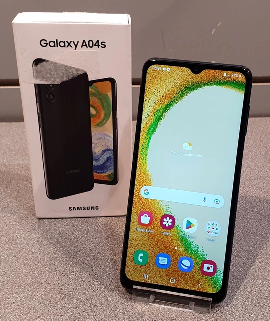 SAMSUNG GALAXY A04S SM-A047F/DSN - 32GB - Black Beauty (Unlocked) - Brand New £94.99 - PicClick UK