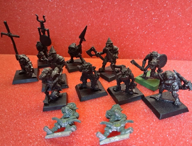 GW LOTR CITADEL? 10 Vintage Orks unpainted but primed and based Metal OOP £17.03 - PicClick UK