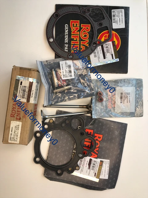 ROYAL ENFIELD CYLINDER Head valve kit , valve guide ,stem seals ...