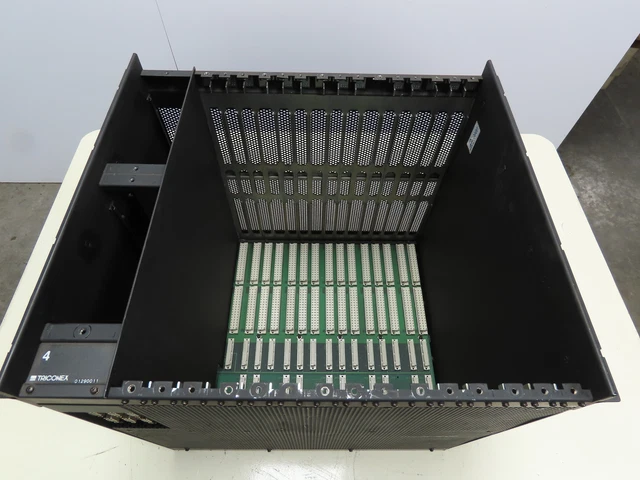 TRICONEX 7400028-100 POWER Supply PLC Card Rack 15 Slot Chassis Low ...