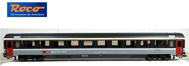 ROCO 44771.7, SBB-CFF-F FS Carrozza 1/a Classe Tipo EC Apm, Livrea ...