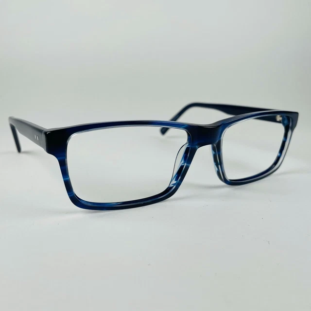 SPECSAVERS EYEGLASSES TEAL BLUE KEYHOLE SQUARE glasses frame MOD: AIDEN ...