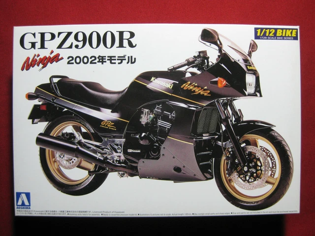 AOSHIMA 1/12 KAWASAKI GPZ900R Ninja 2002 Motorcycle Model Kit Japan Bike EUR 42,84 - PicClick DE