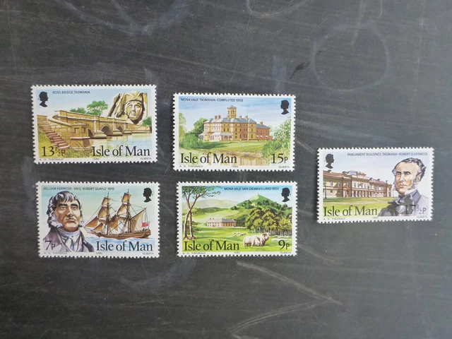 ISLE OF MAN 1980 Manx Pioneers Set 5 Mint Stamps EUR 3,67 - PicClick FR