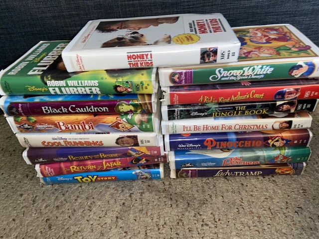 15 DISNEY VHS LOT Lots Of Masterpiece And Classic Collection- Cheap! £9 ...
