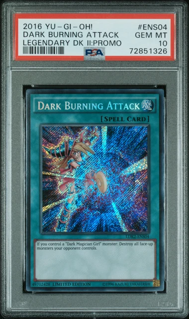 PSA 10 DARK Magician Girl Dark Burning Attack LDK2-ENS04 Édition Limitée EUR 165,96 - PicClick FR