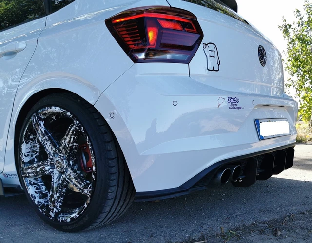 POLO 6 GTI Rear Apron Rear Diffuser VW Polo AW1 Aw VI Matte Diffuser £ ...