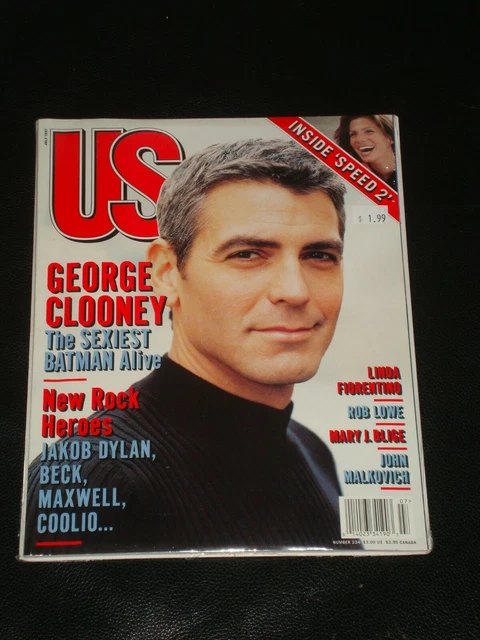 US MAGAZINE 1997, George Clooney, Rob Lowe, Mary J. Blige, John ...