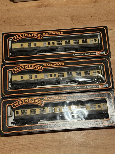 MAINLINE BR WR Chocolate/Cream 2nd Class Coach 37-105 £1.16 - PicClick UK