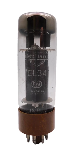 MULLARD HOLLAND EL34 6CA7 Valve Tube NOS Double D Getters (V65) £150.00 ...