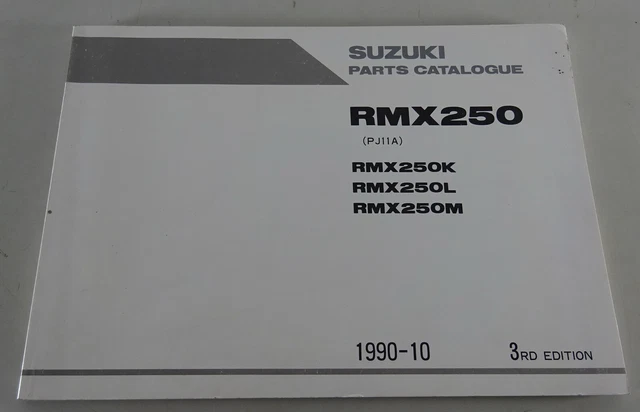 CATÁLOGO DE PIEZAS/REGIONES Catálogo Suzuki Rmx 250 / Etc. Stand 10/ ...