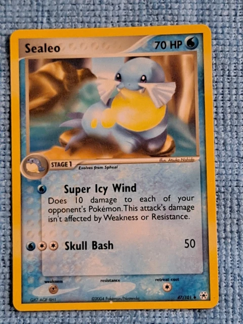 CARTA POKEMON SEALEO # 47/101 leggende nascoste non comune quasi nuova EUR 3,60 - PicClick IT