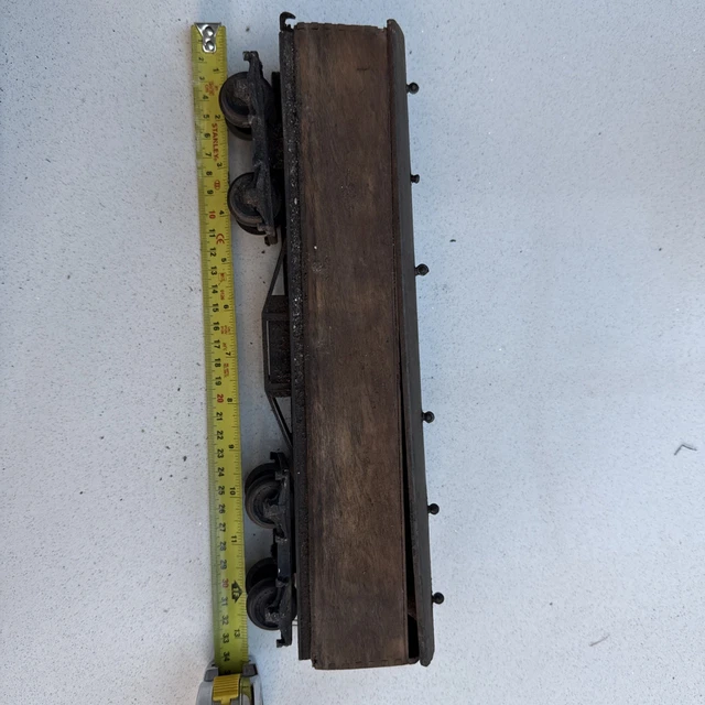 VINTAGE KIT BUILT O gauge wooden coach carriage with metal roof £57.90 ...