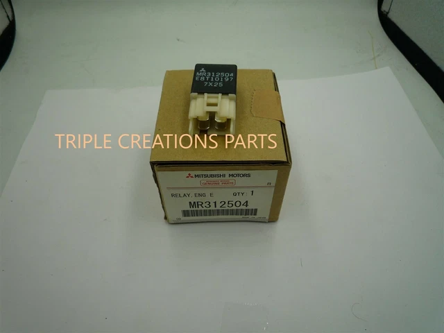 GENUINE OEM MITSUBISHI MR312504 RELAY ENG CONTROL ELECTRONIC £26.47 ...