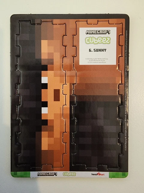 MINECRAFT CUBEEZ #6 Sunny - 2025 Woolworths BigW $3.49 - PicClick AU