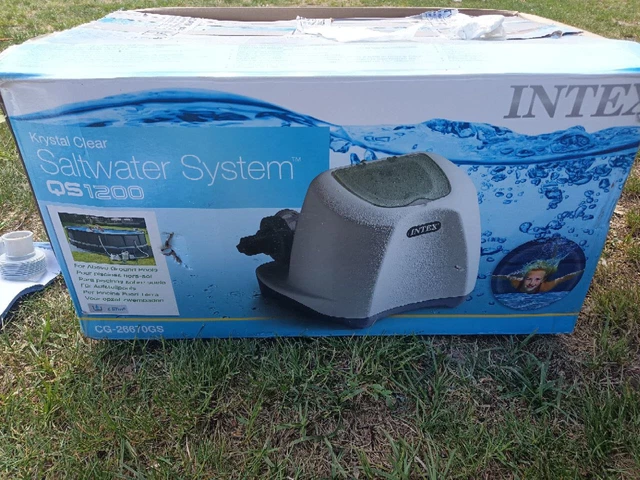 INTEX SWIMMING POOL Salzwassersystem Krystal Clear QS1200 für Pools bis 56800 l EUR 52,00 ...