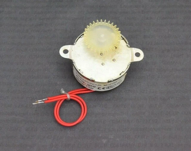 SYNCHRONOUS MOTOR 12 VOLT AC WITH 7mm ROD AND WHEEL (SY1272) £17.99 ...