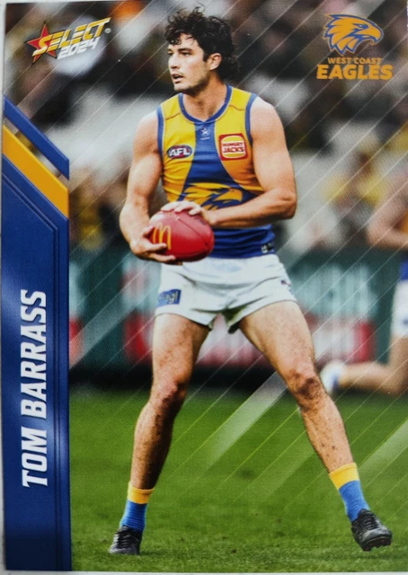 AFL 2024 SELECT West Coast Eagles - Tom Barrass Card No.162 $2.75 ...