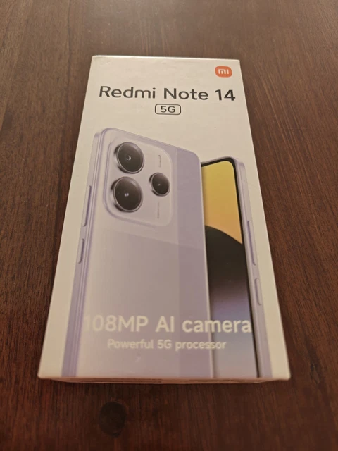 XIAOMI REDMI NOTE 14 5G 8GB 256GB RAM NFC DUAL SIM 6,67 108MPX LAVANDER ...