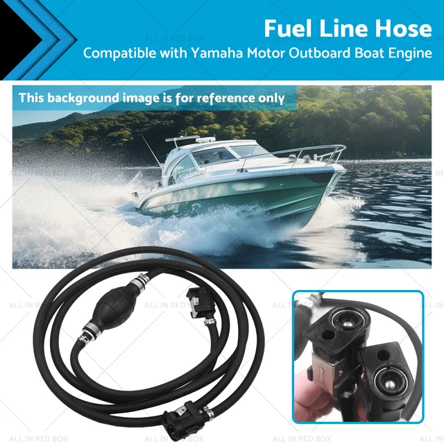 FUEL LINE HOSE Suitable for Yamaha Motor Outboard Boat Engine Petrol ...