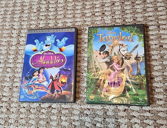 DISNEY DVD VIDEO Lot Aladdin Tangled Movie Lot $19.23 - PicClick AU