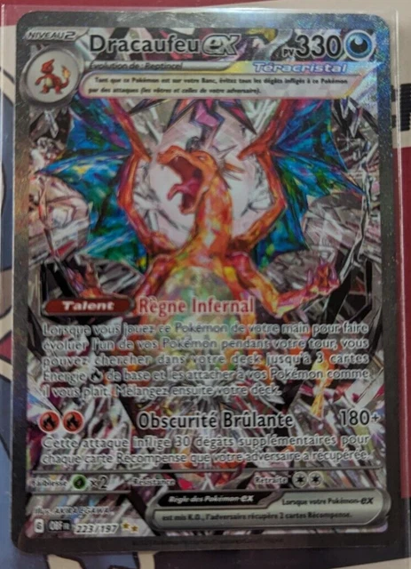 CARTE POKÉMON DRACAUFEU Ex Fa Alt 223/197 FR NM EUR 94,00 - PicClick FR