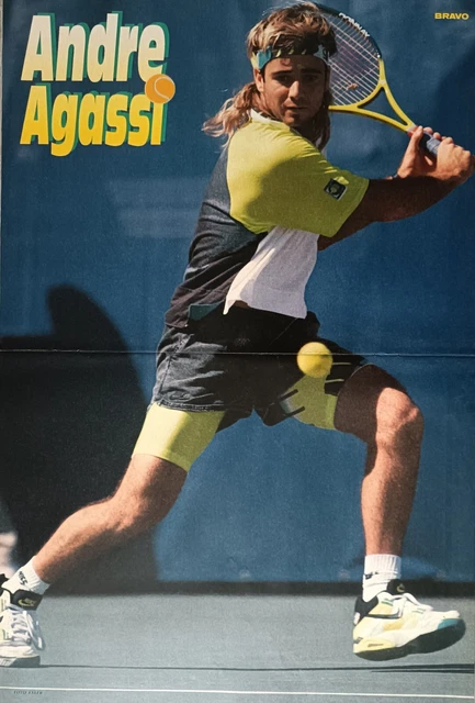 ANDRE AGASSI - A3 Poster (42x28cm) - Clippings Sammlung Tennis Star ...